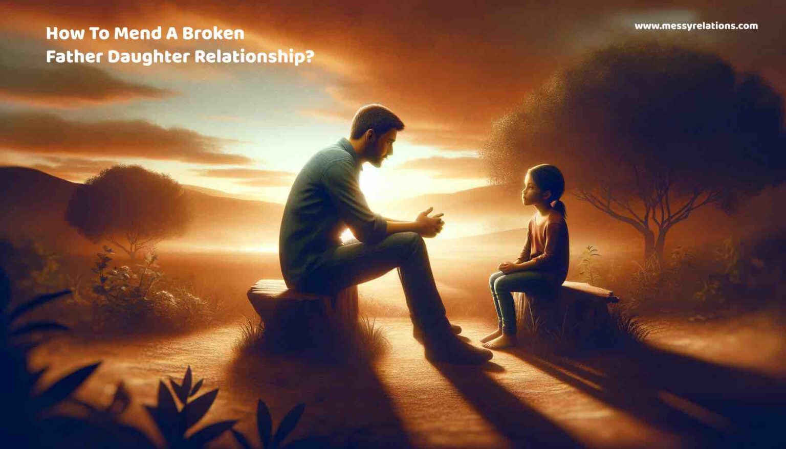 How To Mend A Broken Father Daughter Relationship? - Messy Relations